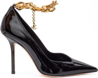Jimmy Choo London Femme, Chaussures, Noir, Taille: 41 EU Diamond Talura 100 Escarpins