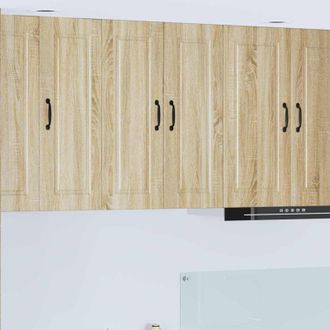vidaXL vidaXL Armoire de cuisine avec &eacute;tag&egrave;re Ch&ecirc;ne Sonoma 60 x 31 x 80 cm
