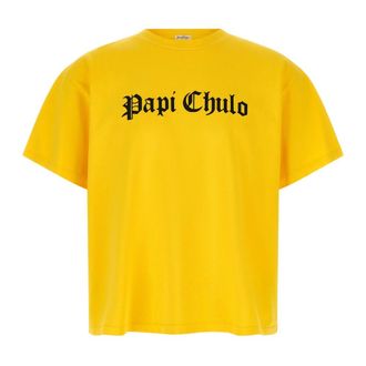 Second/Layer Papi Chulo Tee - - Tops - Herren - Gelb - M