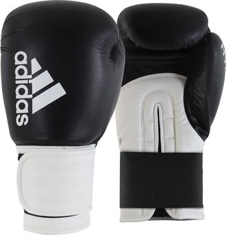 adidas Unisex Hybrid 100 - Schwarz/ Weiß 10 Oz; Adih100 Boxhandschuhe, Schwarz/ Weiß, oz EU