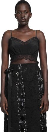 Simone Rocha Lace Trim Negligee Bralette