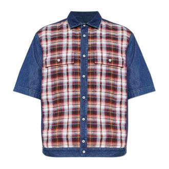 Dsquared2 Homme, Chemises, Multicolore, Taille: 2XL Chemise en jean &agrave; motif &agrave; carreaux