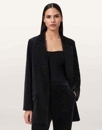 AllSaints Aleida Vel - Blazer - Noir