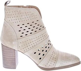 Alpe Bottines en Cuir Beige City