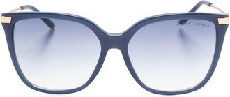 Polo Ralph Lauren lunettes de soleil &agrave; monture carr&eacute;e - Bleu
