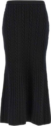 Alessandra Rich Langer Rock - Schwarz