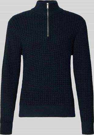 Selected Regular Fit Troyer in Waffel-Struktur Modell TOM