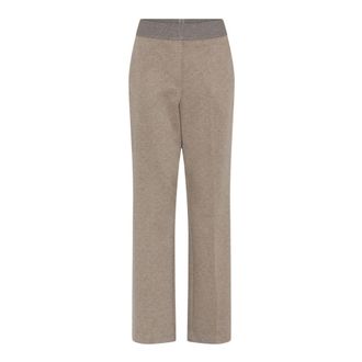 Gustav Straight Hosen - - Trousers - Damen - Beige - XS