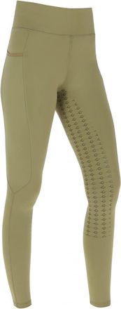 Covalliero Damen Reitleggings Silikon Vollbesatz Light Greige 32/34