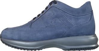 Hogan Interactive Chaussures Homme Nabuck HXM00N00010UDXU801 Bleu, bleu, 41.5 EU