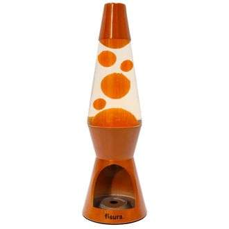 Fisura Terrakotta Lavalampe ohne Strom. Umweltfreundliche Lampe. Originelles Geschenk. 29 cm x 8,5 cm (Kerze nicht enthalten)