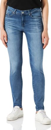Mustang Jeans Damen Jasmin Jeggings Jeans, Mittelblau 602, 27W / 34L