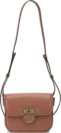 Pinko Pinko Hobo Bags - Leather Crossbody Bag - Gr. unisize - in Braun - f&uuml;r Damen
