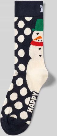 Happy Socks Socken aus Baumwollmix Modell Jumbo Snowman