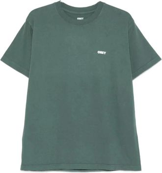 Obey Homme, Tops, Vert, Taille: S Bold Icon Face Tee