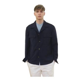 Barba Sahariana Jacke - - Jackets - Herren - Blau - XL