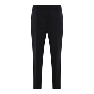 Moncler Blaue Logo Patch Hose - - Trousers - Herren - Blau - S