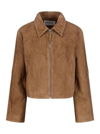 Low Classic Blouson En Cuir - Marron