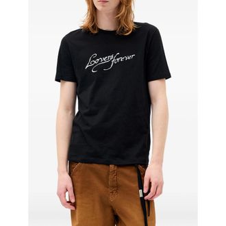 Ann Demeulemeester Baptist Slogan-print T-shirt