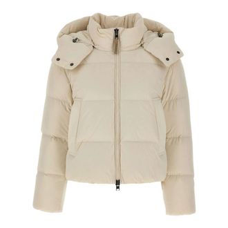 Woolrich Madison Down Jacket - Femme - Vestes - Beige - Taille: 40 FR