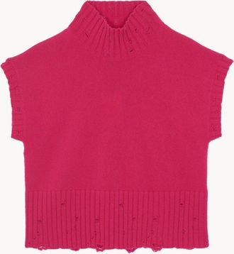 Kujten Pull cachemire femme col cheminée, 4 fils - Pull Lala