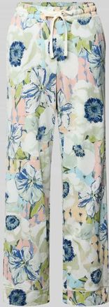 Christian Berg Pyjama-Hose im Allover-Look mit elastischem Bund