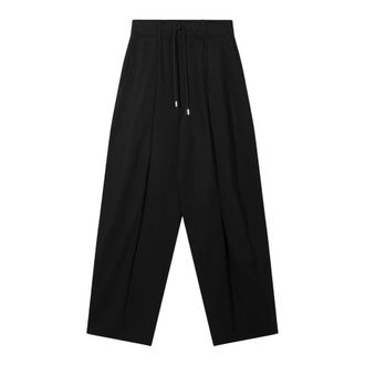 10 Days Femme, Pantalons, Noir, Taille: 34 FR Wide Pantalons