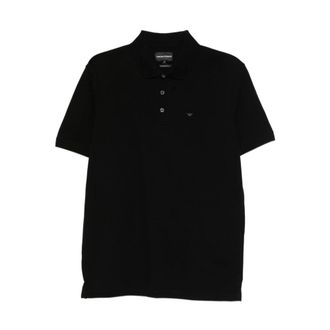 Emporio Armani Logo-besticktes Poloshirt - - Tops - Herren - Schwarzk - 2XL