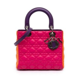 Dior Pre-owned Lady Dior Handtasche - - Pre-owned - Damen - Rosa - ONE SIZE
