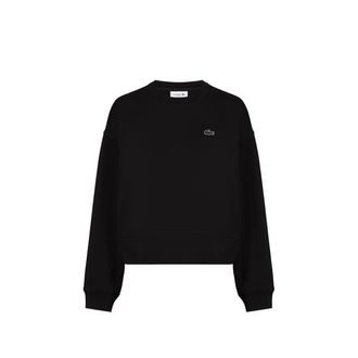 Lacoste gemischtes Baumwoll -Sweatshirt - Schwarz