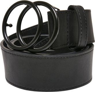 Urban Classics Unisex Gürtel Coloured Ring Buckle Belt black L/XL