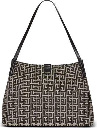 Balmain Femme, Sacs, Noir, Taille: ONE Size Open Tote Large