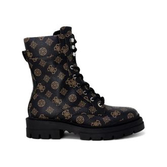 Guess Braune Kampfstiefel f&uuml;r Frauen - - Shoes - Damen - Braun - 35 EU