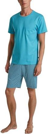 CALIDA Impression Relax Ensemble de Pijama, Bleu Vif, 56 cm Hommes
