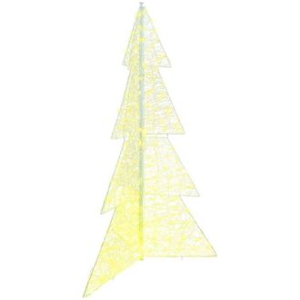vidaXL Weihnachtsbaum mit 240 LEDs Warmes Wei&szlig; 180 cm Acryl vidaXL