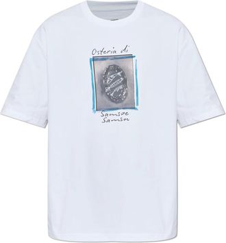 Sams&oslash;e & Sams&oslash;e Homme, Tops, Blanc, Taille: XL T-shirt Sagergei