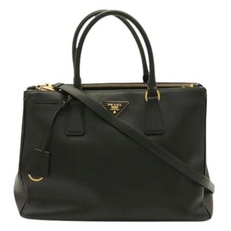 Prada Pre-owned Saffiano Tote Bag - Femme - Pre-owned - Noir - Taille: ONE Size