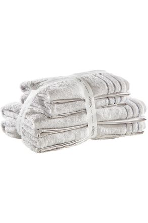 Vossen Frottierset Grossetto Bundle, Grau, Textil, 4-teilig, Uni, ISO 9001, Fkt, Made in Austria, Oeko-Tex Standard 100, hochwertige Qualit&auml;t, Badtextilien, 