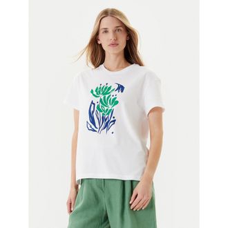 Benetton United Colors Of Benetton T-Shirt 3BL0D10AK Wei&szlig; Regular Fit