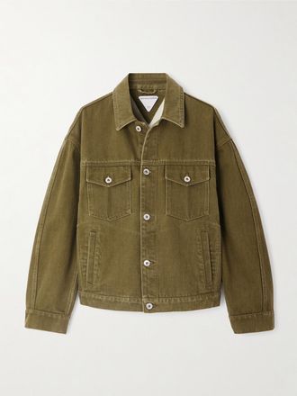 Bottega Veneta Jeansjacke - Grün