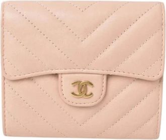Chanel unisex, Pre-owned, Rose, Taille: ONE Size Pre-owned Wallet (tri-fold)