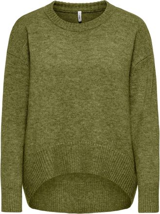 Only Onlalivia Ls High-Low O-Neck Noos KNT