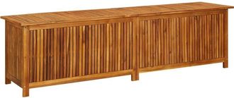 vidaXL Garten-Aufbewahrungsbox 200x50x58 cm Massivholz Akazie Vidaxl