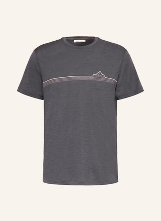 Icebreaker T-Shirt Merino 150 Tech Lite Aus Merinowolle grau