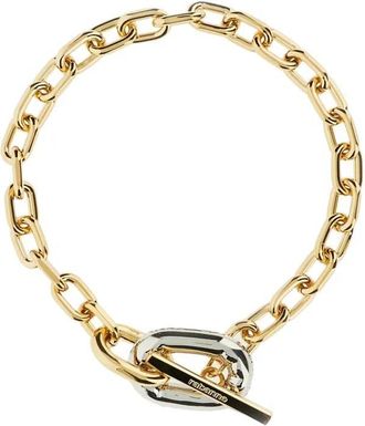 Paco Rabanne Armband - Polished Gold-Tone Metal Chain Bracelet - Gr. ONE SIZE - in Mehrfarbig - f&uuml;r Damen