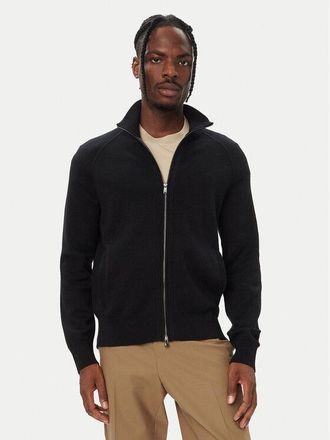 HUGO BOSS Strickjacke H-Fabiano 50570643 Schwarz Regular Fit