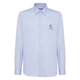 Philipp Plein Herren, Shirts, Blau, SGr&ouml;&szlig;e