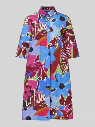 Christian Berg Relaxed Fit Midikleid mit floralem Allover-Print