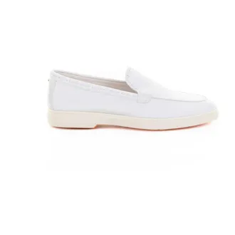 Santoni Femme, Chaussures, Blanc, Taille: 39 1/2 EU Mocassins