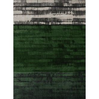 Au Printemps Paris gedruckter Schal - grün